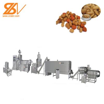 China Pet Food Processing Machine Extruder with 140-1000kg/h Capacity and 100-180kW Power for Dog Cat Food Production for sale