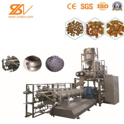 China 380V 50Hz Pet Food Extruder Machine with 100-150kg/h Capacity for Dog Cat Chew Treat Production for sale