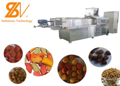 China SLG 65-III Twin Screw Pet Food Extruder Machine 140-160kg/h with 58Kw Power and 380V/220V Voltage Options for sale