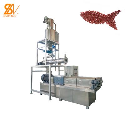 China 90kW 1.5 Ton/H Fish Feed Extruder Machine with Delta Converter - 380V Power & 0.2-20mm Pellet Size for sale