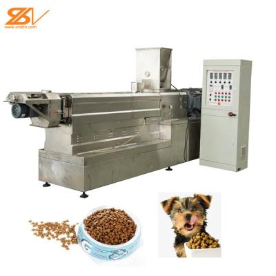 China Multi Functional 150kg/h Dry Dog Food Processing Line Pet Food Extruder Machine 380V for sale
