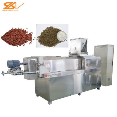China 220V Twin Screw Fish Feed Extruder Machine - 100kg/hr Capacity with Stainless Steel Construction for sale