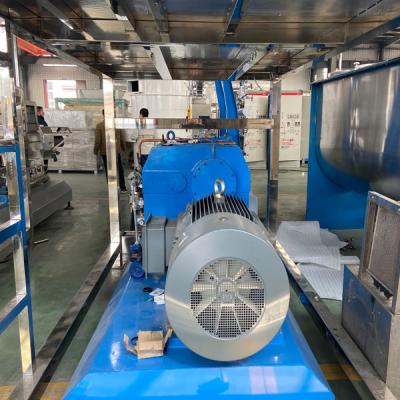 China LG Inverter 500kg/h Pet Food Extruder with Roasting Oven Stainless Steel 304 for sale