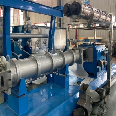 China Floating Fish Feed Production Line 100kg/hr Twin Screw Extruder 380V 50Hz for sale