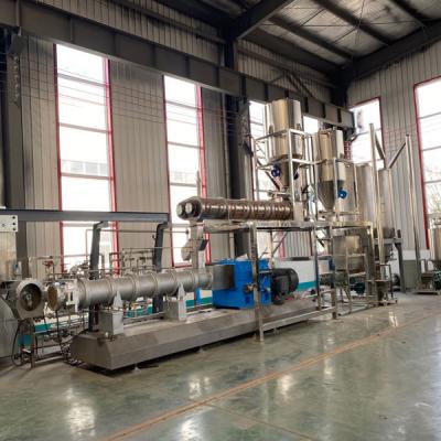 China 800kg/hr Dry Extruded Pet Food Processing Equipment with 1-15mm Pellet Size and Stainless Steel Construction for sale