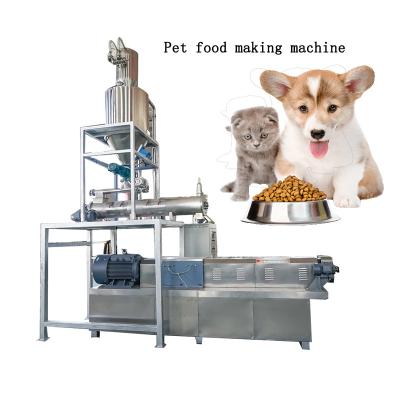 China ABB 180kw Twin-Screw Pet Food Processing Line with 2500-3000 kg/h Capacity and 70% Digestibility for sale