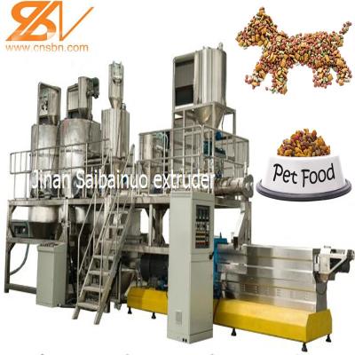 China Automatic Pet Food Extruder Machine with 38CrMoAL Alloy Screw and Food-Grade Processing Line for Floating & Sinking Pellets for sale