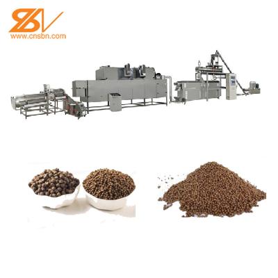 China Dry Type Fish Feed Extruder 1000-1500kg/h for Catfish Shrimp Floating Pellets for sale