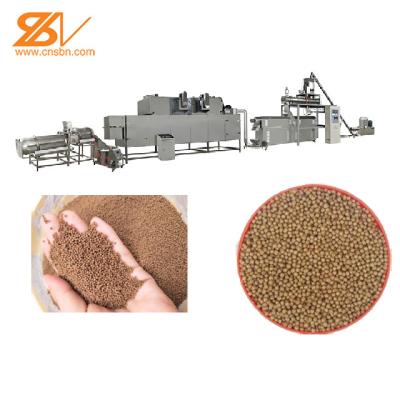 China Industrial Floating Fish Feed Extruder 2000-6000 kg/h Capacity Fish Feed Machine for sale