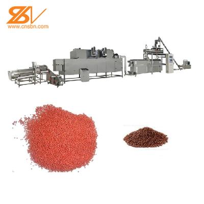 China SUS 304 Floating Fish Feed Extruder Machine with 1-15mm Pellet Size Range and 40-2000kg/h Capacity for sale