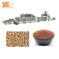 China Small Floating Fish Feed Pellet Machine 400-500kg/H Screw Extruder 380V for sale