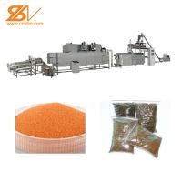 China SS201 Fish Feed Extruder Floating Pellet Making Machine 52-120mm Screw 80-600kg/h for sale