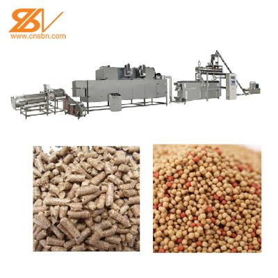 China Industrial Floating Fish Feed Extruder 3000-3500kg/h Pellet Mill Plant for sale