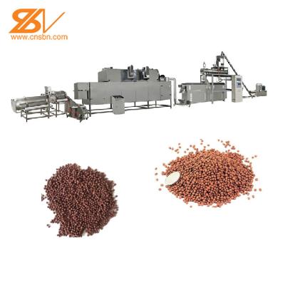 China SUS Aquaculture Fish Feed Manufacturing Machine 100kg/h to 6t/h Twin Screw Extruder for sale