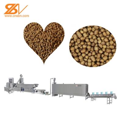 China Twin Screw Fish Feed Extruder 304 Stainless Steel 0.2-20mm Pellet Machine for sale