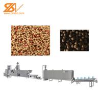 China Industrial Twin Screw Fish Feed Extruder 1-3 t/h Capacity Stainless Steel for sale