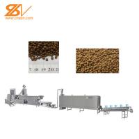 China Fully Automatic Floating Fish Feed Machine 100-160kg/H with Twin Screw Extruder and 58-280kw Power for sale
