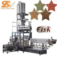 China 1t/H Twin Screw Extruder for Floating Fish Feed Production - 58Kw to 80Kw Power, 140-600kg/h Output Capacity for sale