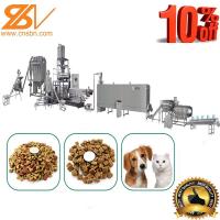 China Energy Saving Automatic Pet Food Making Machinery Dog Food Production Plant 400-500 kg/hr for sale