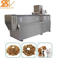 China 200-260kg/H Dry Pet Food Extruder Machine with 75-150kW Power and Stainless Steel Construction for sale