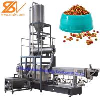 China Stainless Steel Dry Dog Pet Food Pellet Extruder Machine 100-300 kg/h for sale