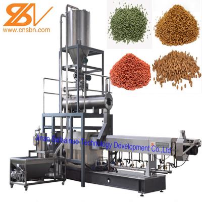 China SUS201 320kw Fish Feed Pellet Machine with 3t/H Capacity and 50×4×5m Dimensions for sale