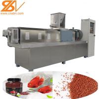 China Industrial Twin Screw Floating Fish Feed Extruder Machine 100kg/h to 6t/h Capacity for sale