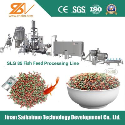 China Wet Dry Aquarium Floating Fish Feed Pellet Extruder 120-150kg/h Catfish Food Processing Machine for sale