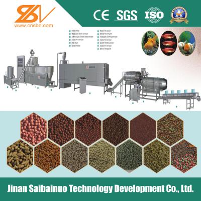 China SLG65 Floating Fish Feed Extruder Machine 150-1000kg/h Capacity SS304 for sale