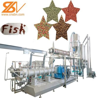China 1-4t/H Aquatic Feed Floating & Sinking Fish Feed Processing Machinery 1-16mm for sale