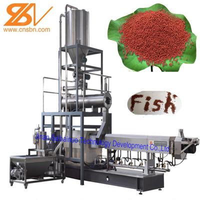 China Floating Fish Feed Extruder Line 150-1000kg/h Capacity for Aquaculture Pellets for sale