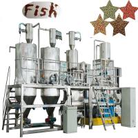 China Floating Fish Feed Extruder Machine 100kg/h to 6000kg/h Double Screw for sale