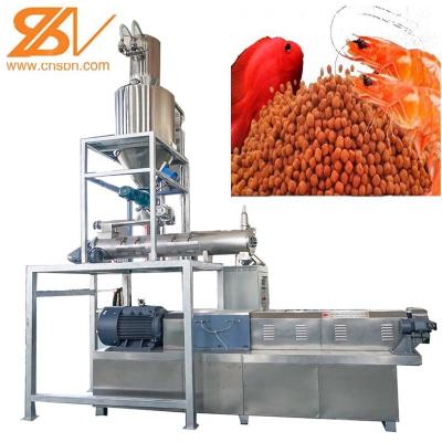 China Automatic Fish Feed Making Extruder Production Line With Advanced Technology for sale