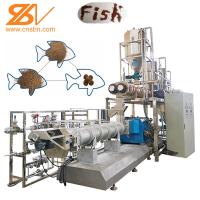 China Large Capacity Twin Screw Fish Feed Processing Machine Extruder Full Automatic Fish Feed Production Line for sale
