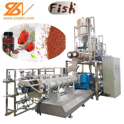 China Automatic Aquatic Feed Pellet Extrusion Line 120kg/h to 2500kg/h Fish Food Machine for sale