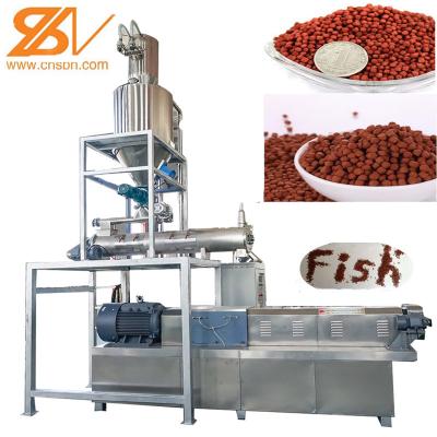 China Professional Fully Automatic Fish Food Manufacturers Production Line Different Voltage Needs for sale
