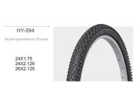 China 24x1.75 24x2.125 26x2.125 rubber material bike tire for mountain bikes for sale