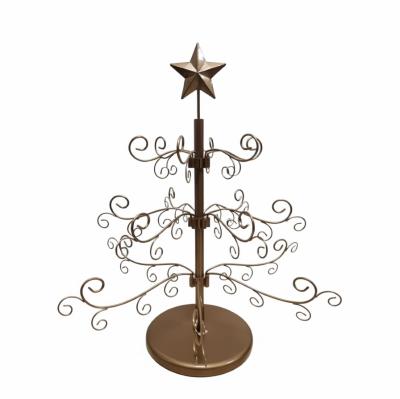 China Bronze Rosegold Metallic Finish 2 Feet Christmas Tree for Holiday Displays Event Decorations for sale