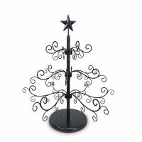 China Desk Wrought Iron Ornaments Display Tree Christmas Metal Ornament Rack for Office Decoration for sale