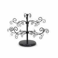 China Desk Wrought Iron Ornaments Display Tree Christmas Metal Ornament Rack for Office Decoration for sale