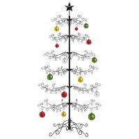 China Black Iron 6 Feet Freestanding Christmas Tree Metal Frame for Commercial Holiday for sale