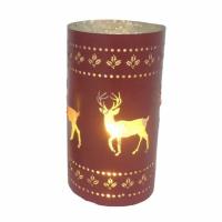 China Customizable Height Metal Lantern Rectangle Design Metal Handle Carrying Versatile for Indoor and Outdoor Lighting Needs for sale