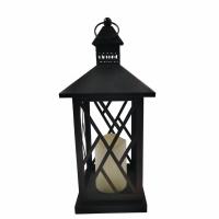China Clear Glass Panels Vintage Style Lantern Rustic Outdoor Decorative Lighting Fixture Ideal for Garden Patio Porch and Home for sale