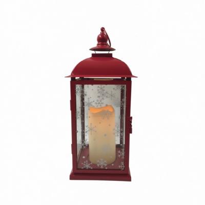 China Clear Glass Panels Vintage Style Lantern Rustic Outdoor Decorative Lighting Fixture Ideal for Garden Patio Porch and Home for sale