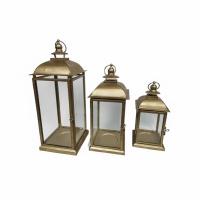 China Black Metal Lantern Incorporating Top Vent for Heat Release Enhances Safety and Aesthetic Appeal in Outdoor Environments for sale