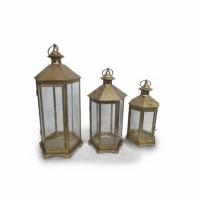 China Black Metal Lantern Incorporating Top Vent for Heat Release Enhances Safety and Aesthetic Appeal in Outdoor Environments for sale
