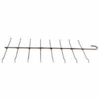 China Freestanding Wall Mounted Metal Wire Shelf Open Design Ventilated Storage Multi Purpose for sale