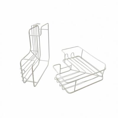China 3 To 5 Shelves Metal Wire Shelf Storage Rack For Organized Warehouse for sale