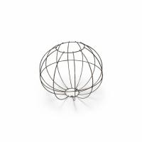 China Rust Resistant Metal Wire Cage Basket Container Powder Coated For Industrial Storage for sale