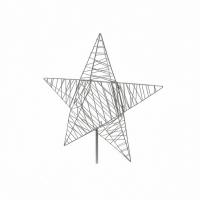 China Customizable Metal Topper Star Reusable for Event Marketing / Corporate Promotions for sale